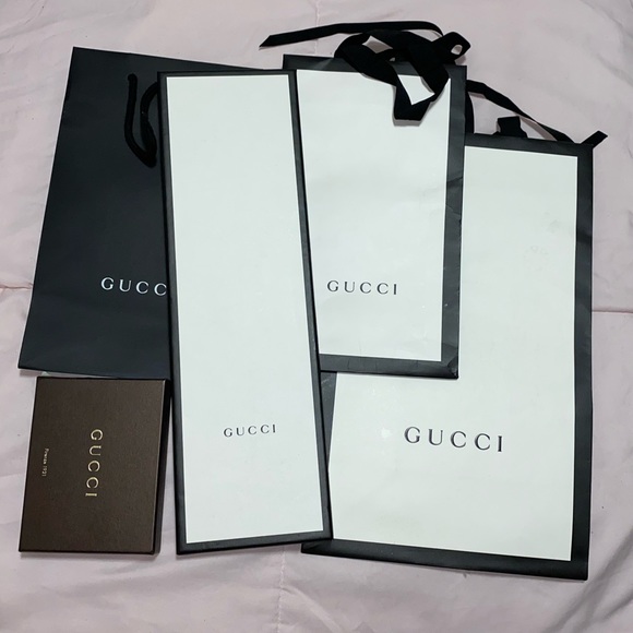 Gucci | Bags | Authentic Gucci Shopping Bags Boxes | Poshmark